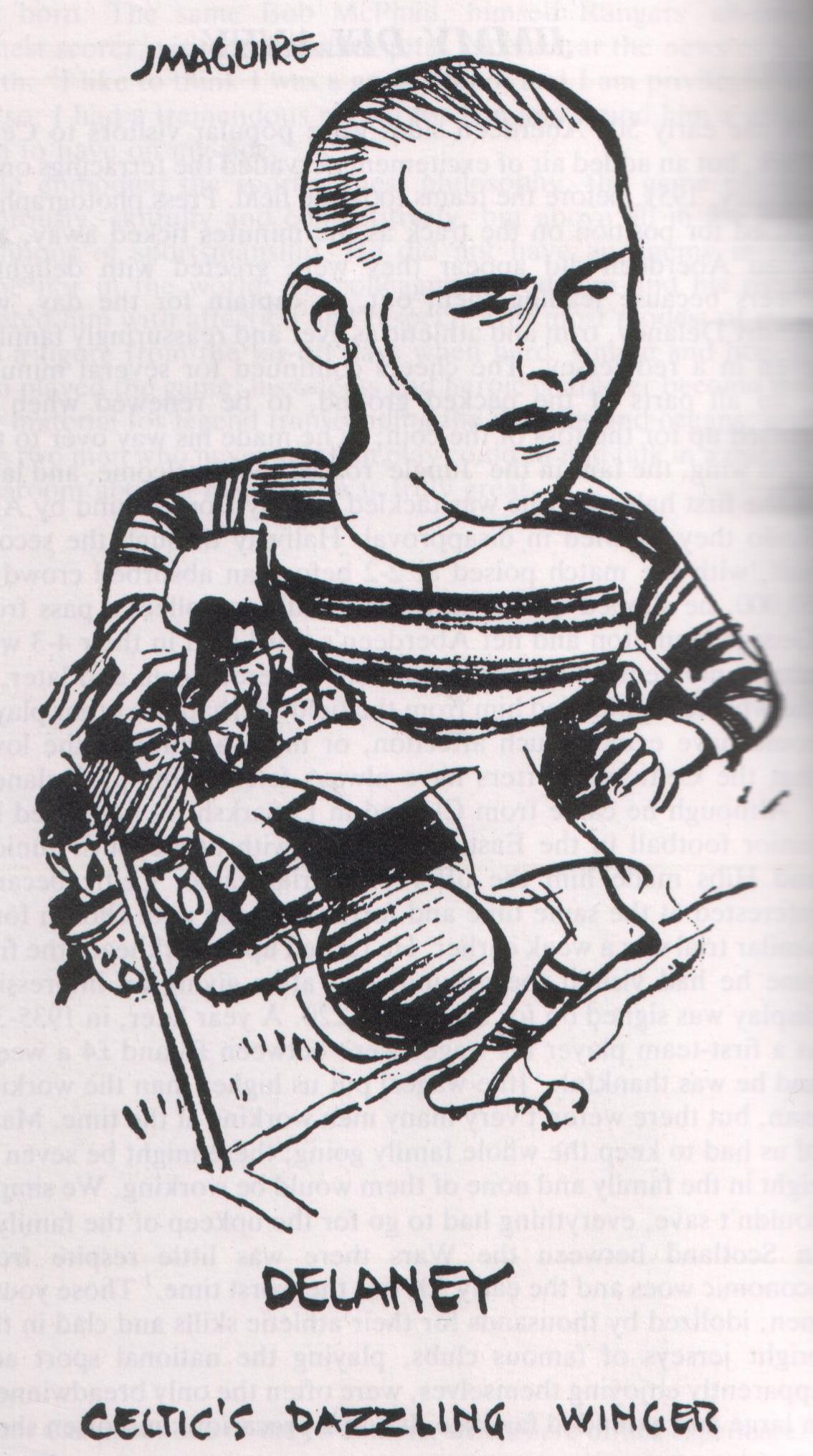 ‘Tic Toons – Jimmy Delaney – the shamrock